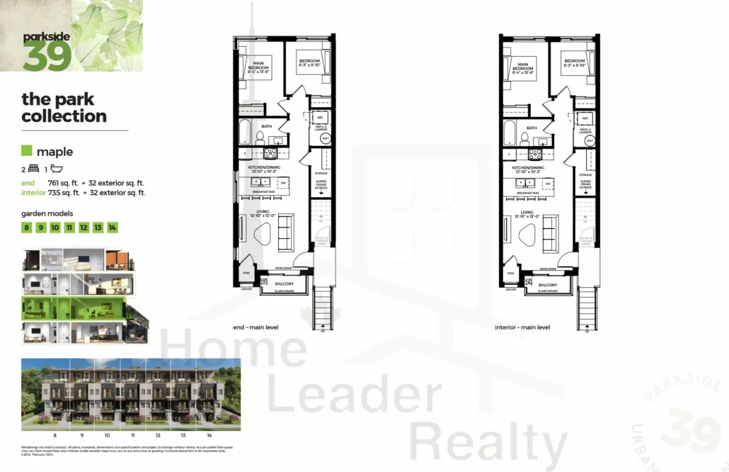 Maple | Floor Plans | CondoY