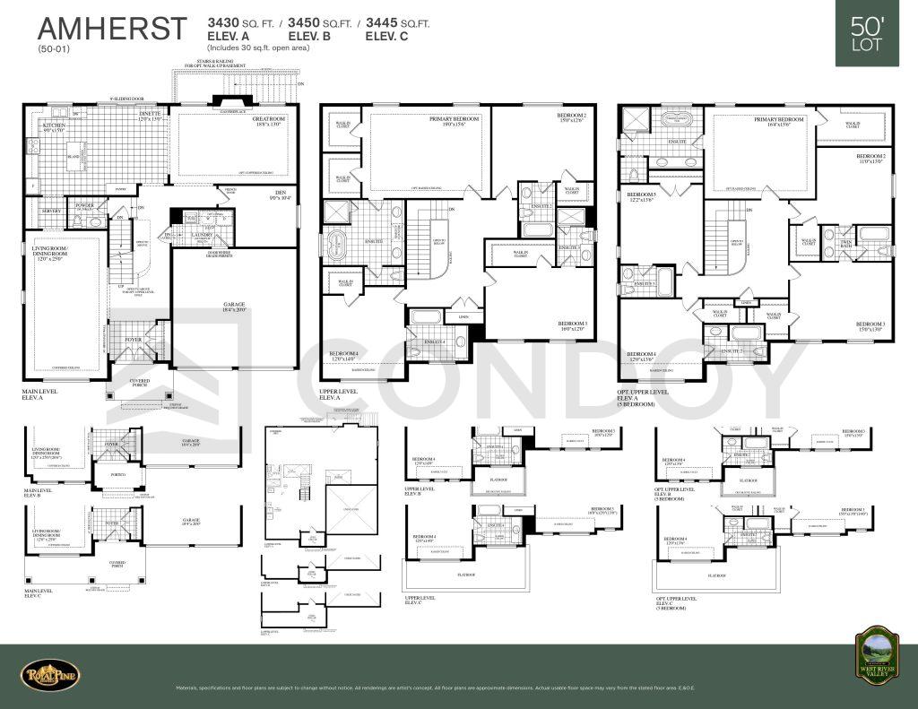 The Estates Of West River Valley | Amherst Elev. A | 3,430 Sq.Ft. | 4B ...