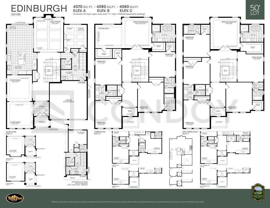 The Estates Of West River Valley | Edinburgh Elev. C | 4,560 Sq.Ft ...